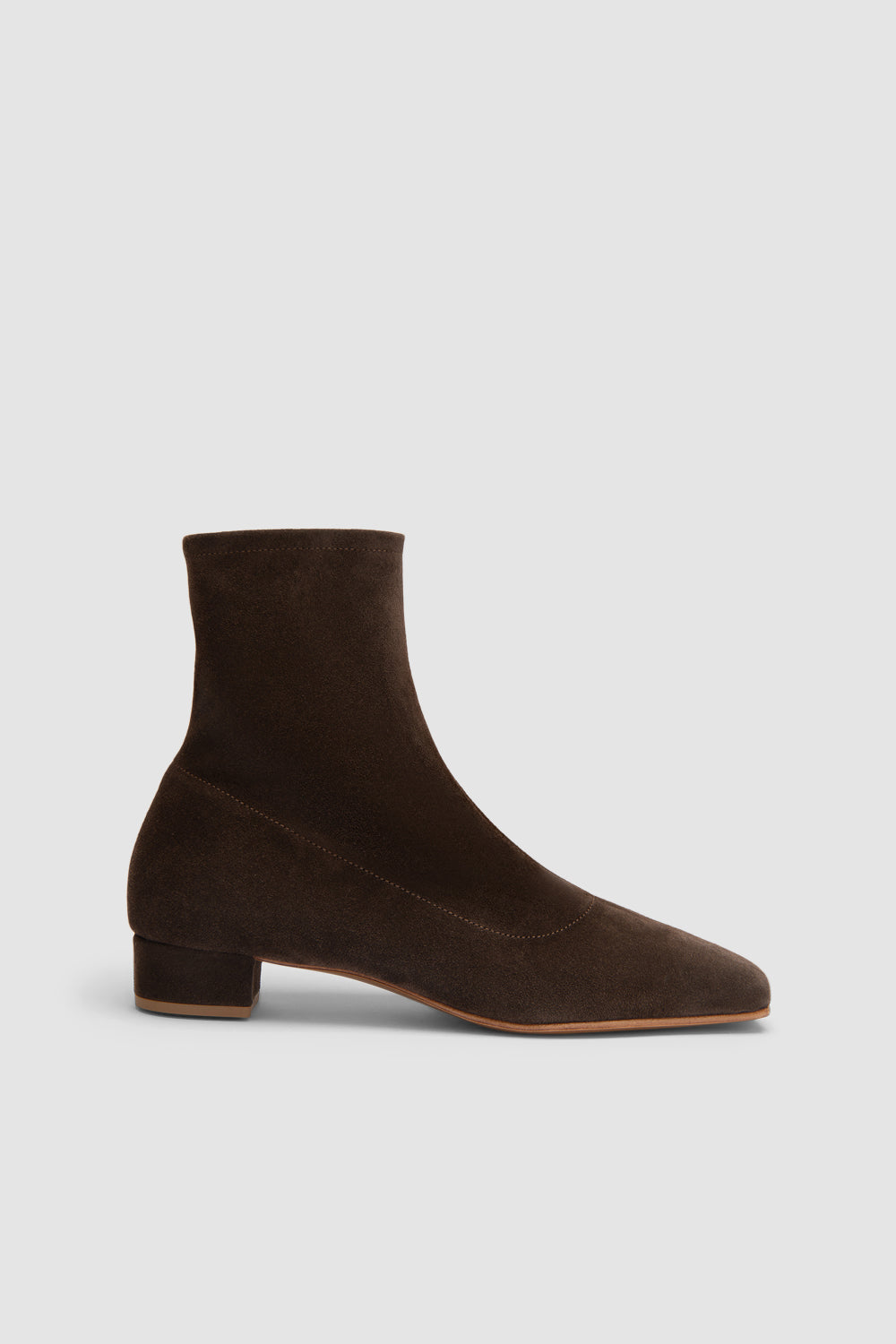 Este Ristretto Suede Leather Ankle Boot – BY FAR